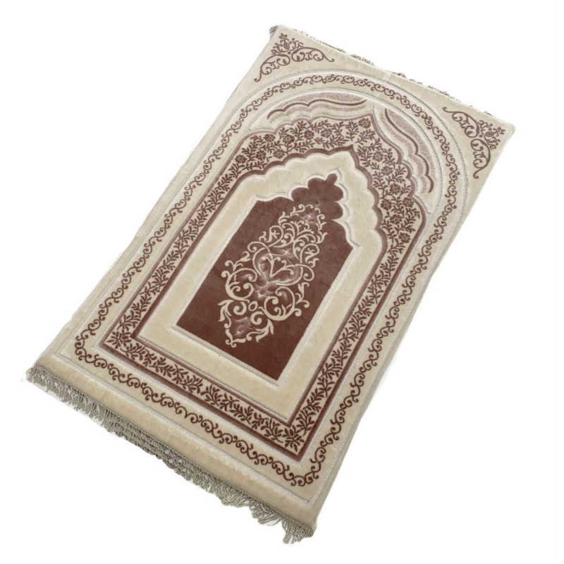 Tapis de prière islam épais, tapis pour prier en voyage - Al Hidayah