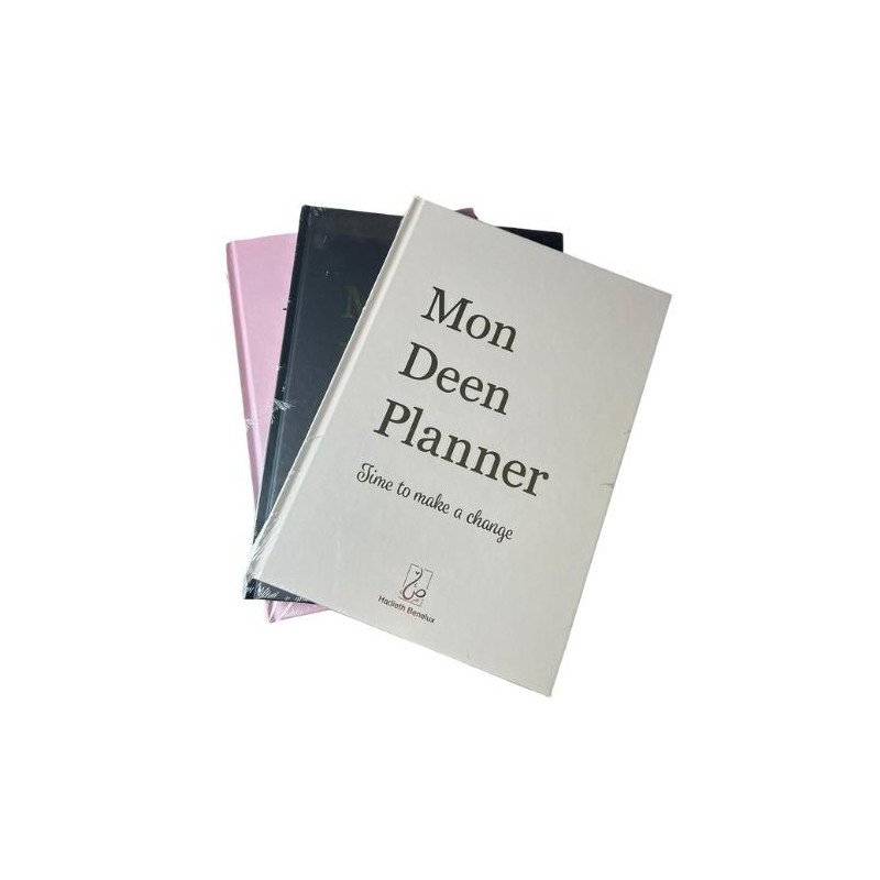Mon Deen Planner - Il Est Temps De Changer - NOIR - Edition Hadieth Benelux