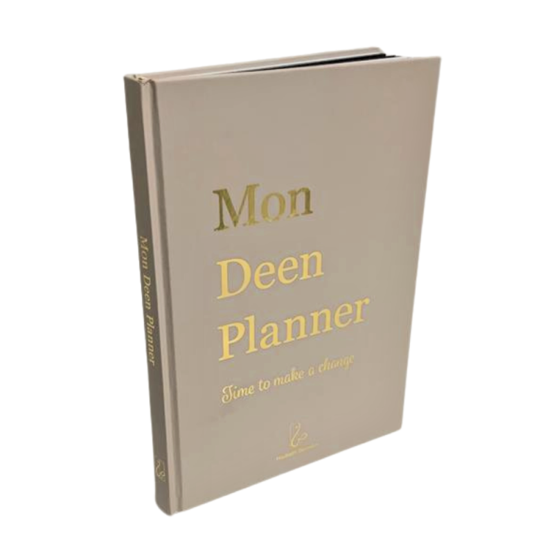 Livre Mon Deen Planner - Il Est Temps De Changer - BEIGE - Al Hidayah