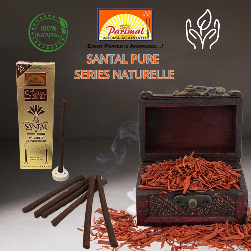 7 Encens Naturel Pure Santal - Artisanal- Al Hidayah